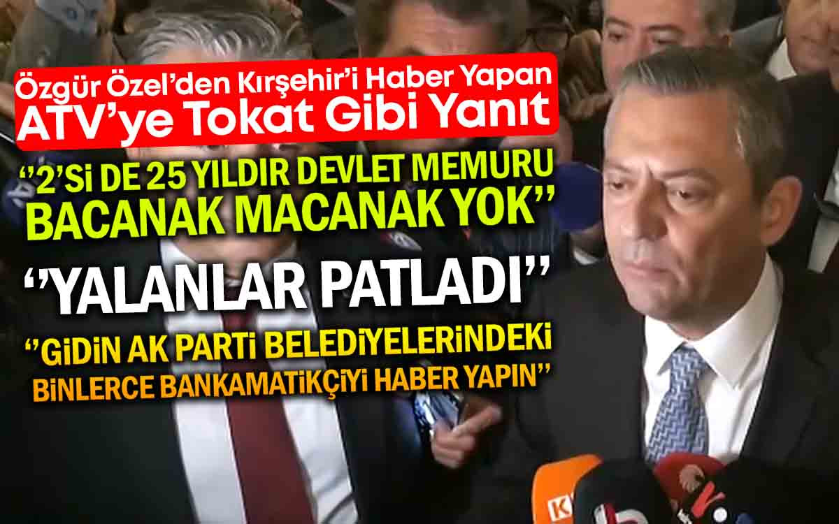 Kırşehir'i Haber Yapan ATV'ye Tokat Gibi Yanıt